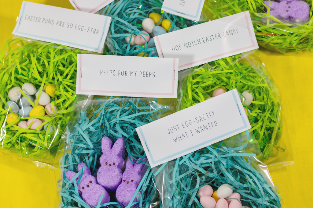 Free Printable Easter Treat Bag Toppers with Puns to Make You Giggle or ...